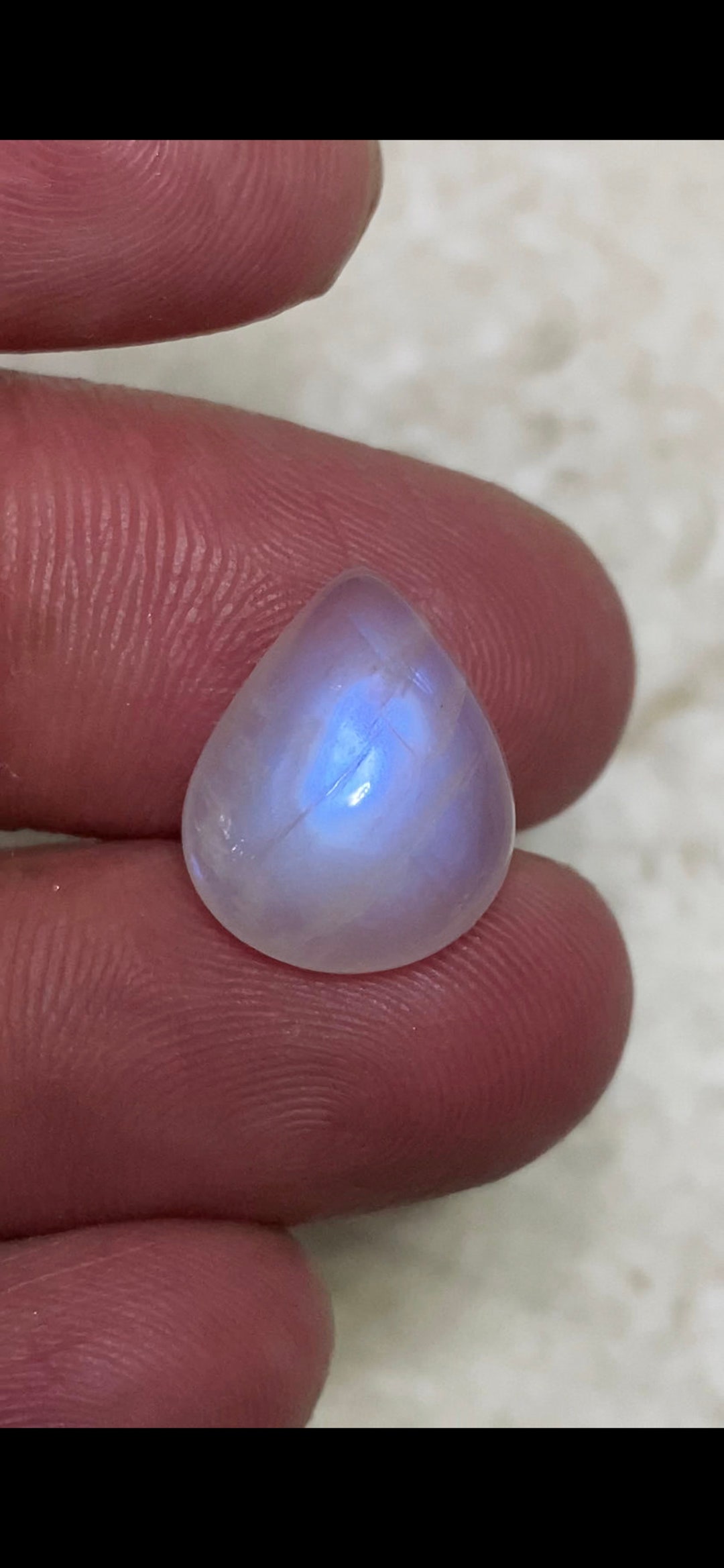 Moonstone Natural African Moonstone Blue Colour Cabochon Size15x12x6 Mm ...