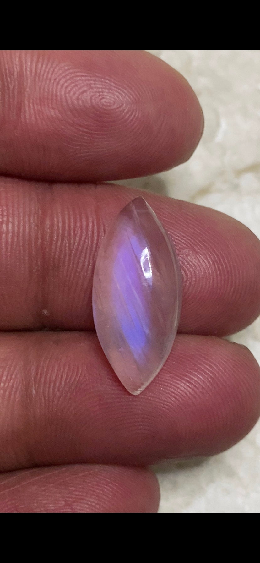 Moonstone Natural African Moonstone Blue Colour Cabochon Size21x9x6 Mm ...
