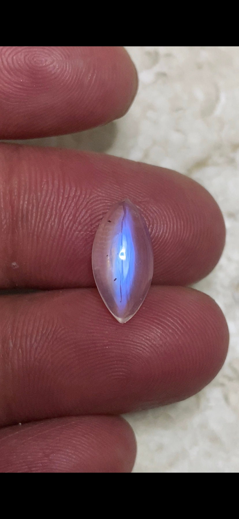 Moonstone Natural African Moonstone Blue Colour Cabochon Size14x7x4 Mm ...