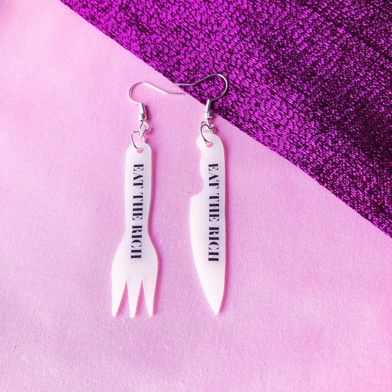 Knife Earrings - Etsy