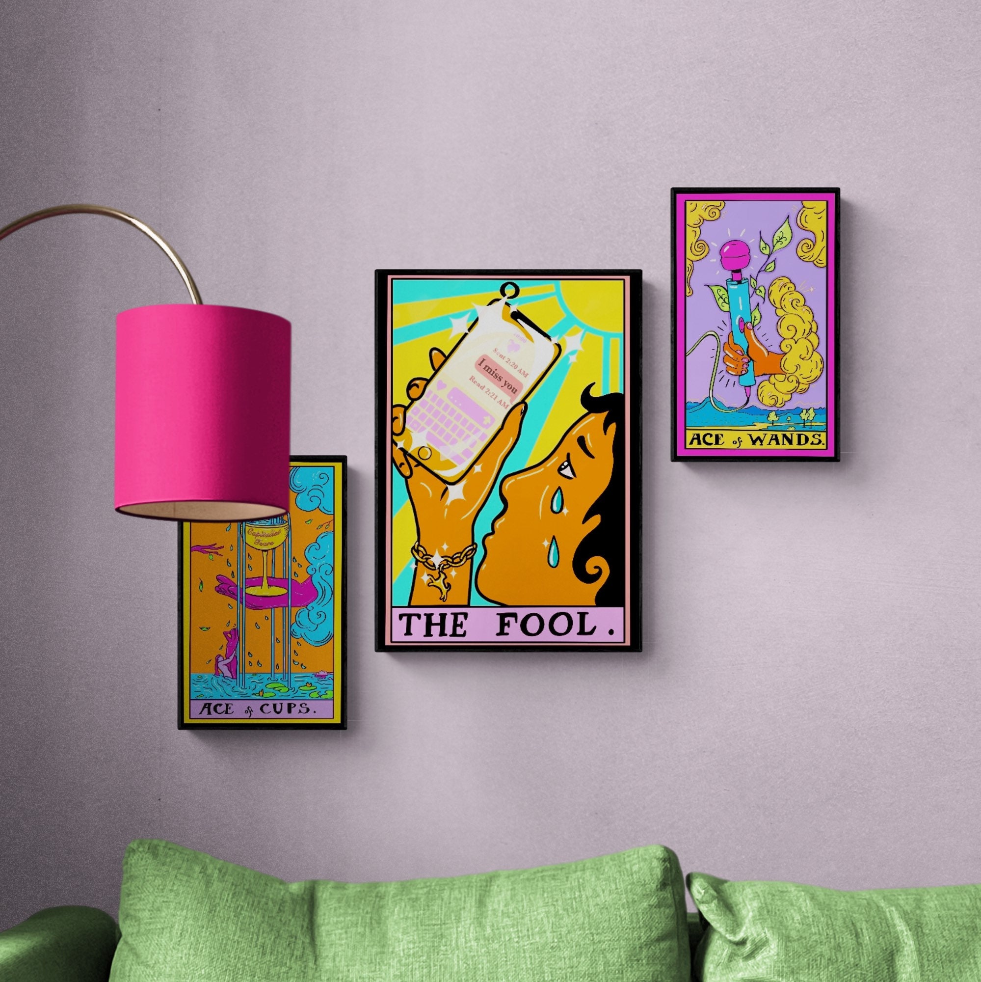 The Fool Tarot Card Art Print Funny Parody Artwork - Etsy