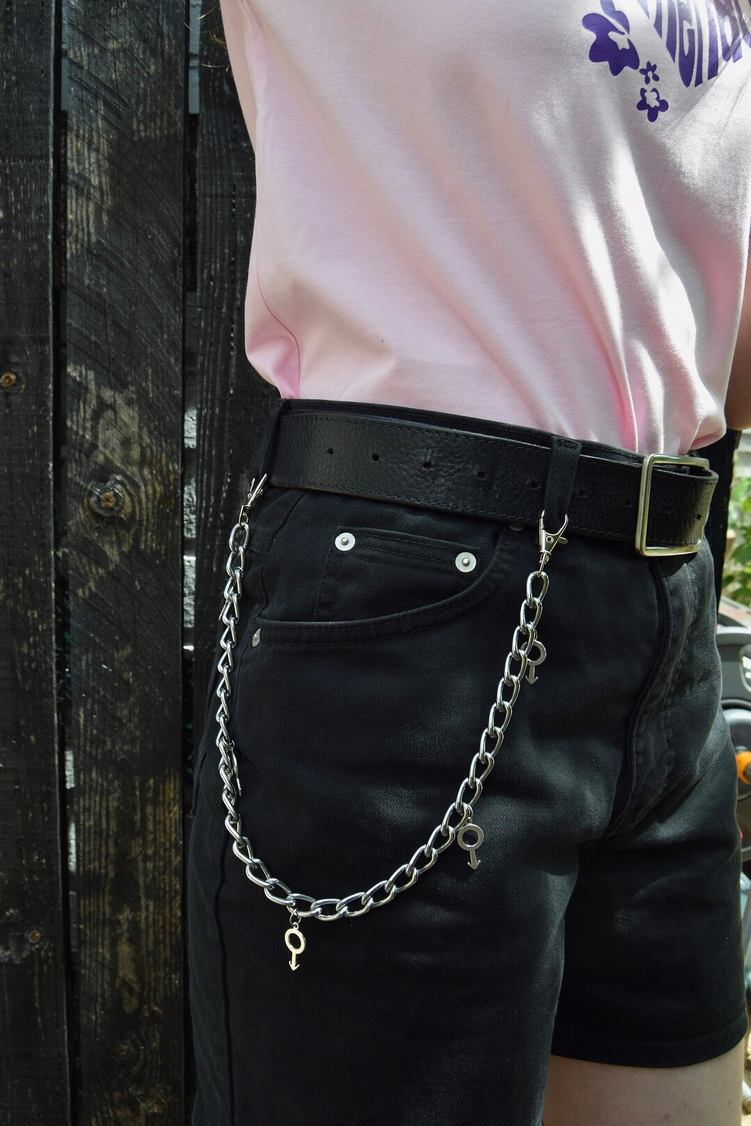 Mars Symbol Jean Chain: MLM Gay Pride Accessory - Etsy