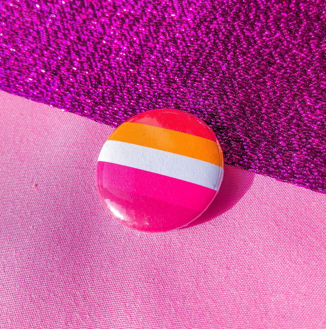 Lesbian Pride Flag Pin Badge Pride Flag Badge Pride Flag Etsy