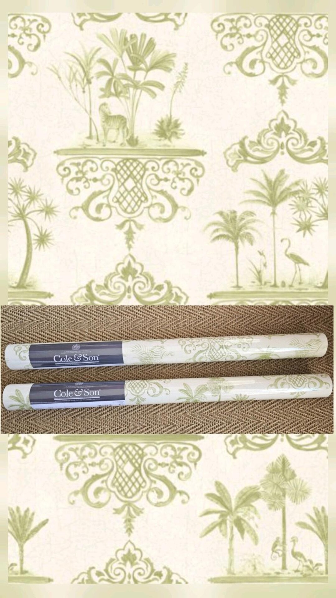 Cole & Son Wallpaper Rosseau X2 Still Sealed New Rolls V.rare - Etsy UK