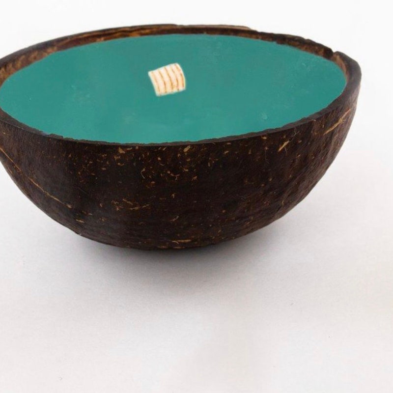 Coconut Shell Candles - Etsy