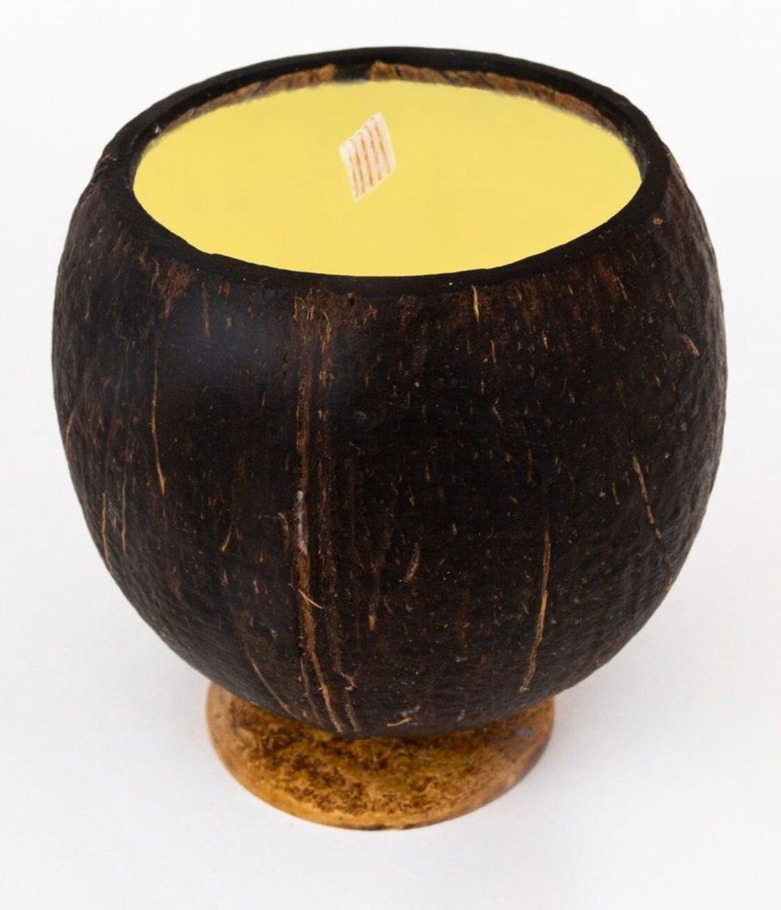Citronella Scented Coconut Shell Candle With Hand Poured Soy & Coconut ...