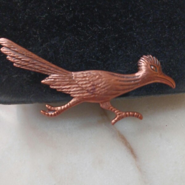 Gold Roadrunner Pin - Etsy