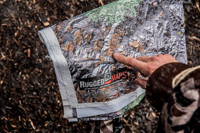 Outdoor Maps, Waterproof Map, Quadra Tarp, Tarp Map - Etsy