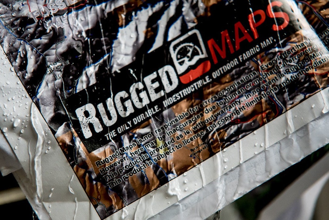 Outdoor Maps, Waterproof Map, Quadra Tarp, Tarp Map - Etsy
