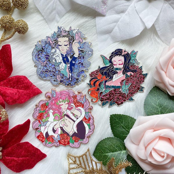 Demon Slayer Pin - Etsy