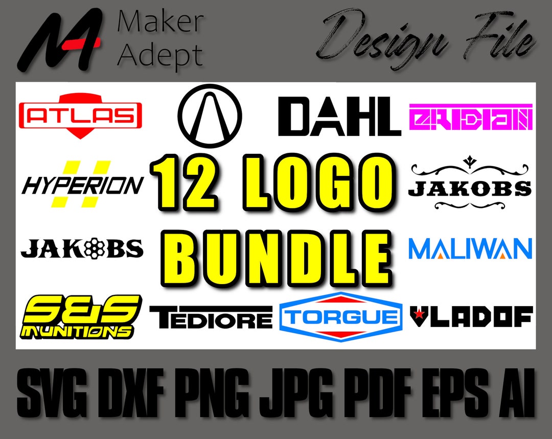 Borderlands Logo Design Files Bundle - Etsy
