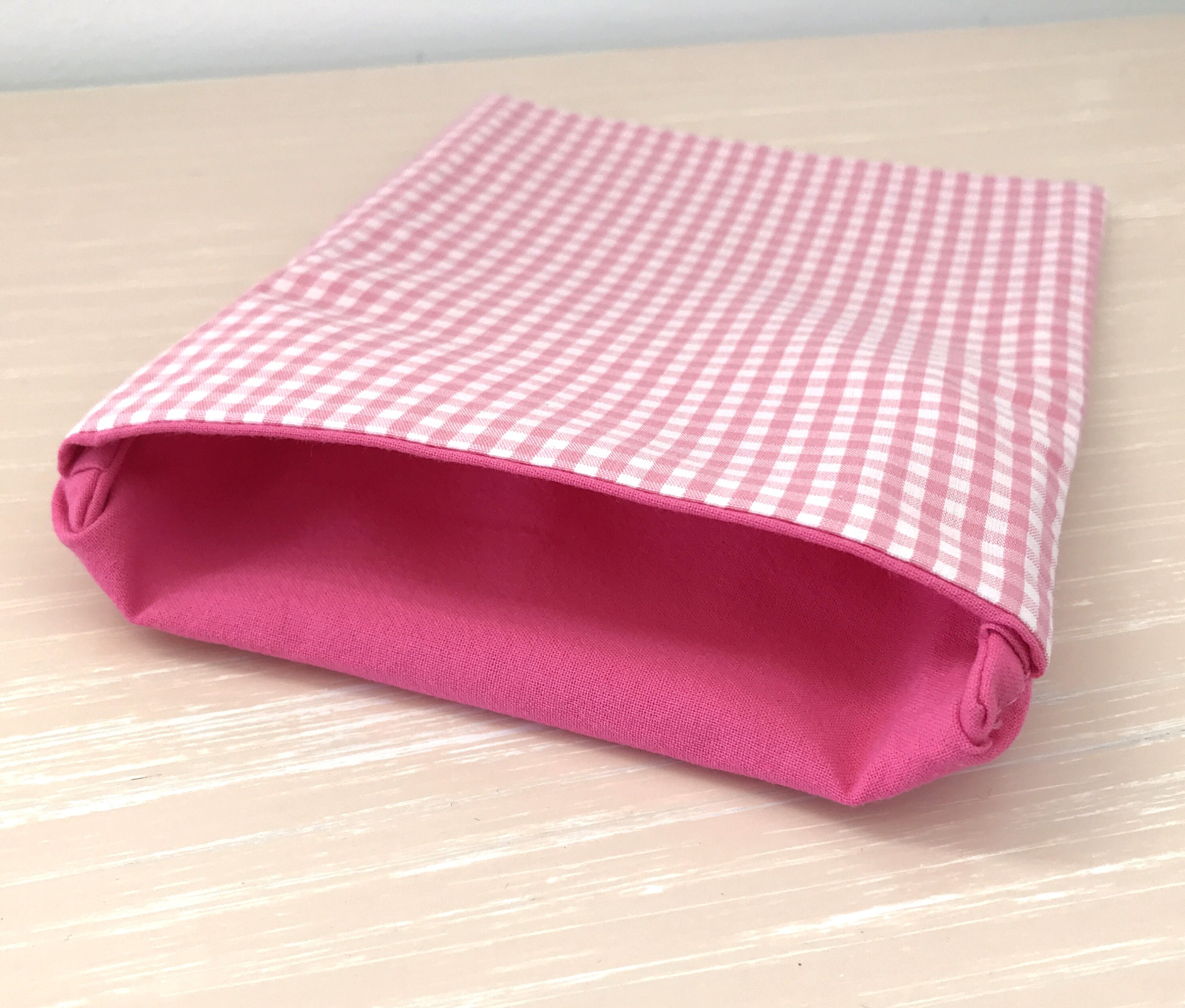 Set of 2 Small Fabric Bags in Pink, Multipurpose Pouch - Etsy