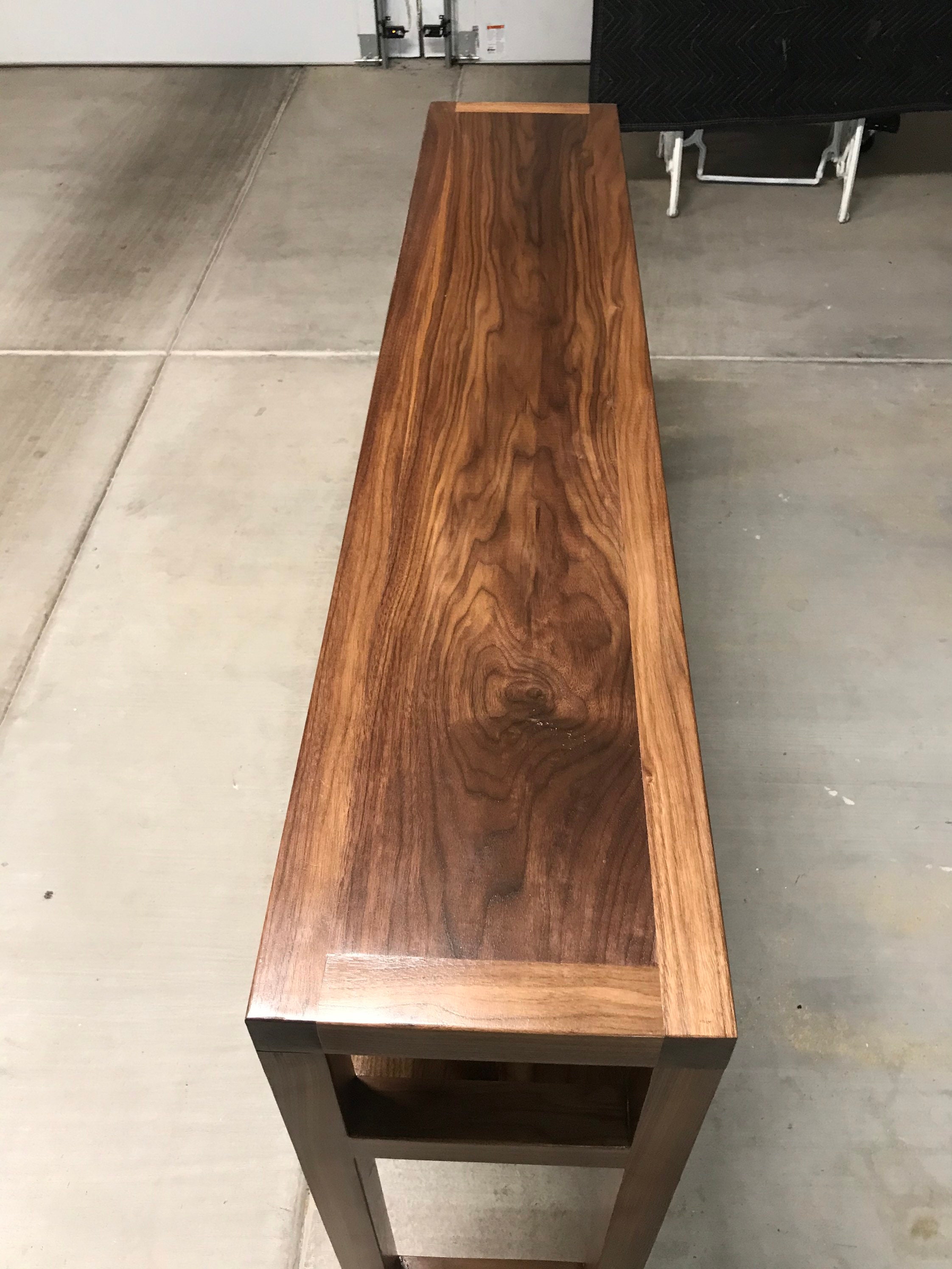 Walnut Entry Table - Etsy