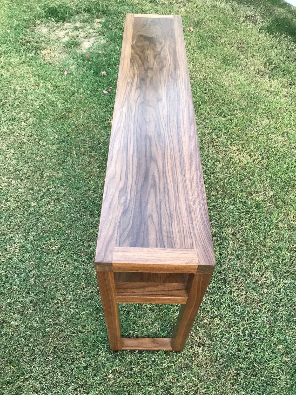 Walnut Entry Table - Etsy