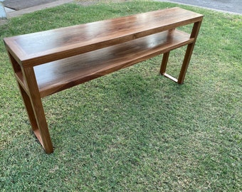 Walnut Entry Table - Etsy