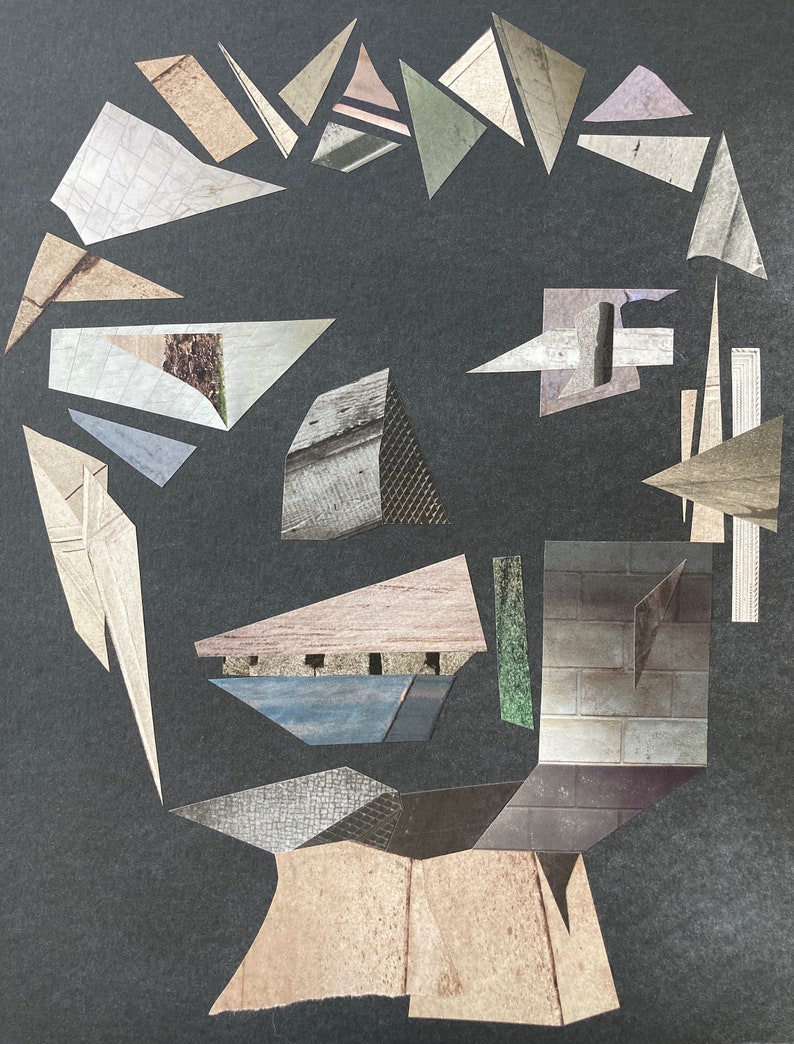 Emotional Wreck (original Paper Collage Artwork) - Etsy