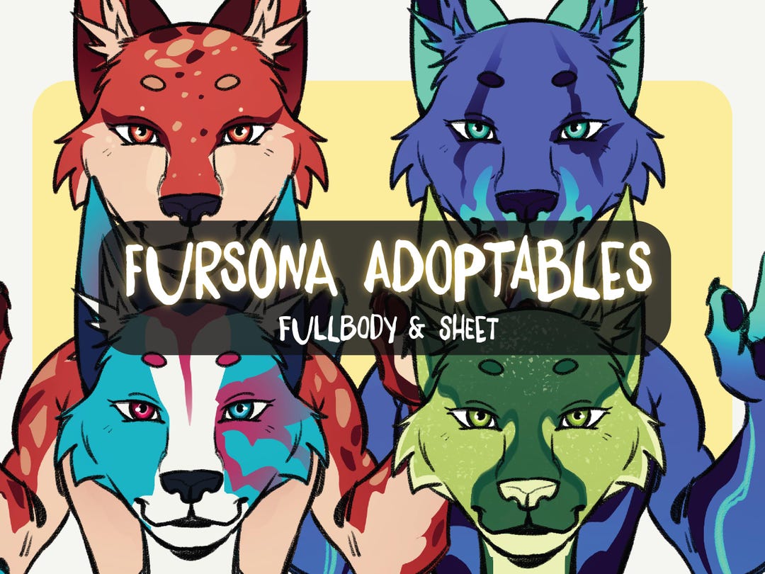 Adotáveis de Fursonas | Ficha de Personagem Canino, Furry, Adoções de ...