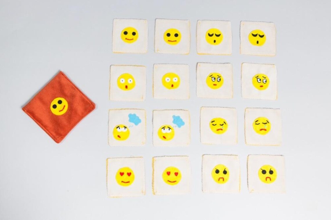 Emotions Memory Game - Etsy