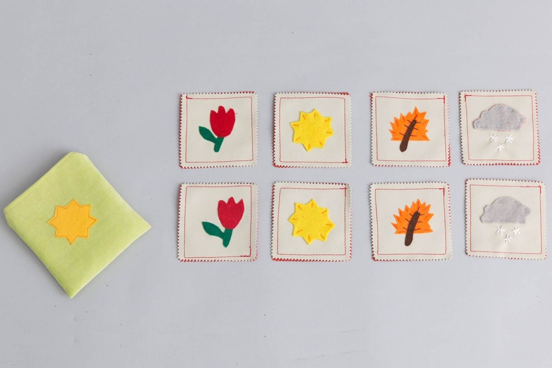 Seasons Memory Game - Etsy