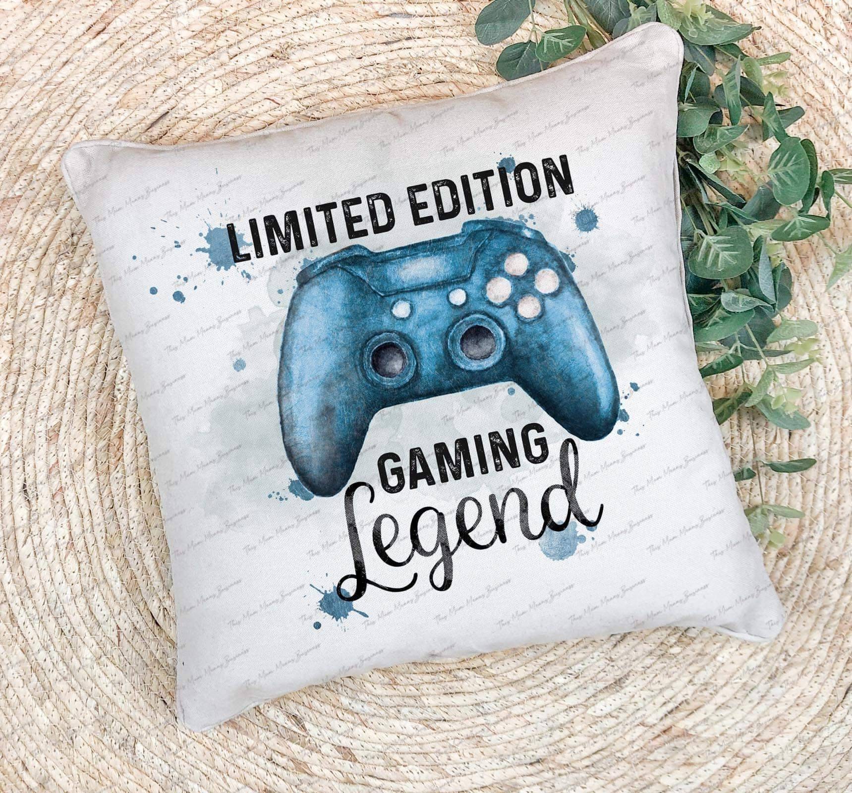 A Personalised Gaming Controller Cushion, Perfect for Christmas Gifts ...