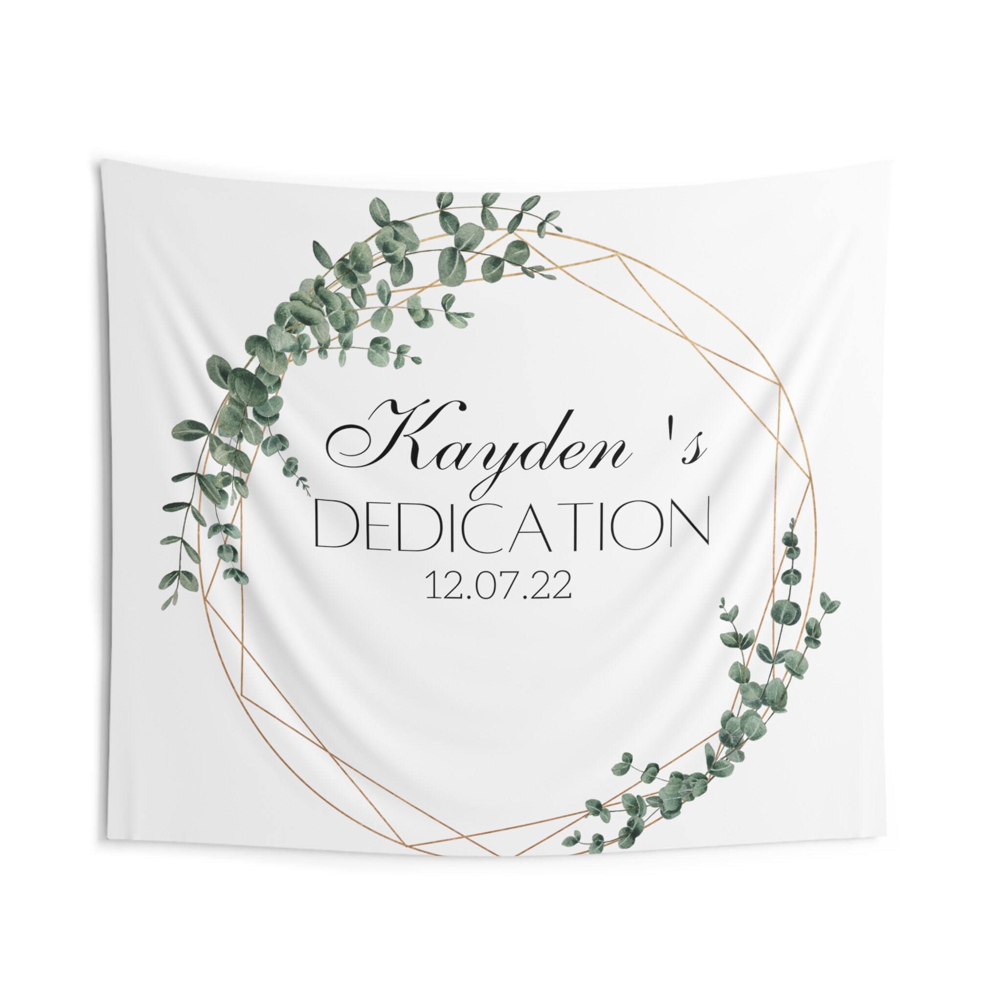 Dedication Backdrop, Baptism Backdrop, Baby Boy Dedication, Custom ...