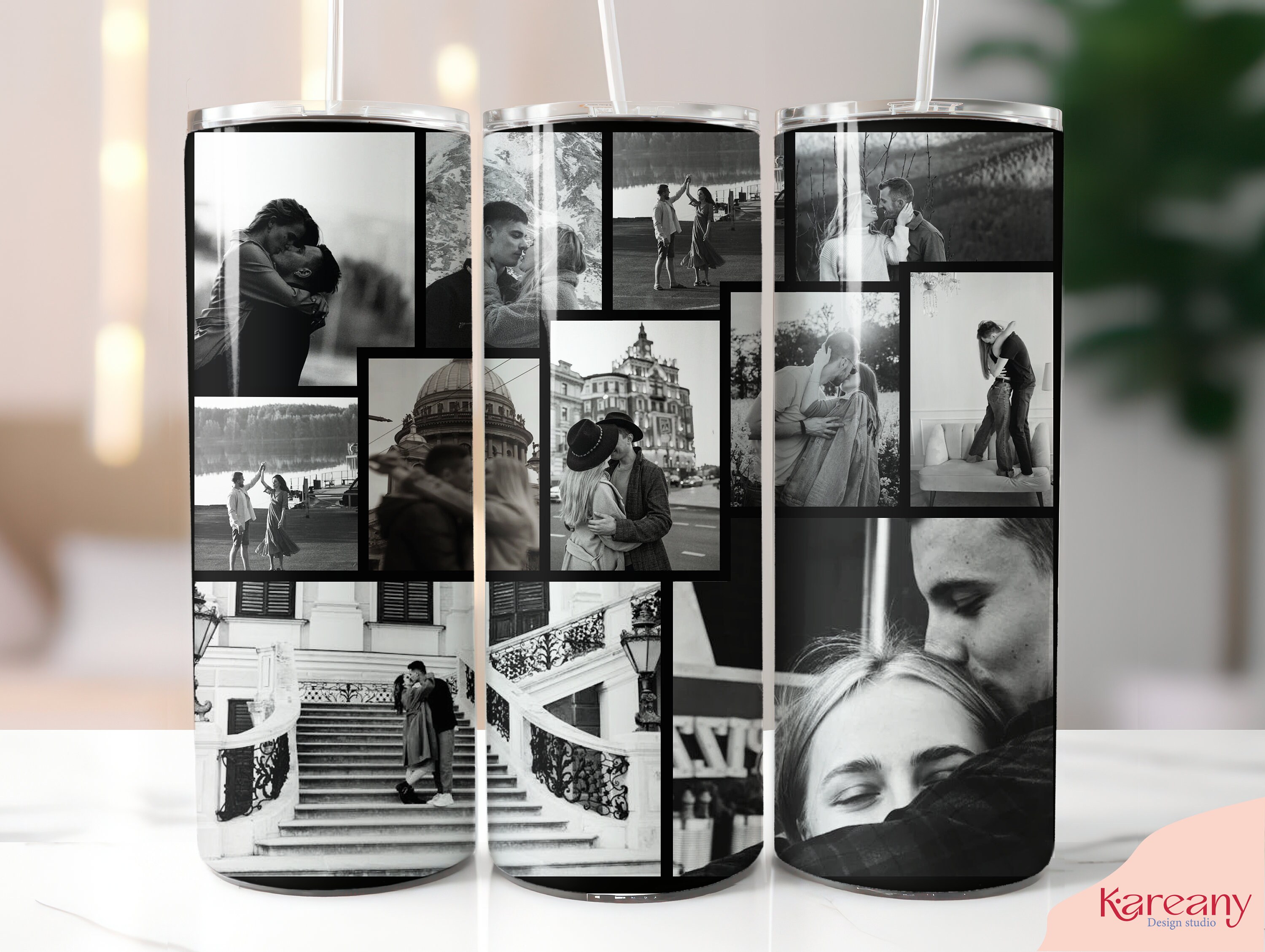 Collage Photo Template With 11 Photos, Photo Collage Sublimation ...