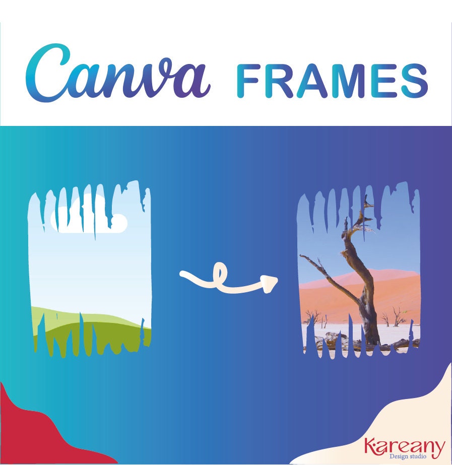Canva Frames Templates, Canva Picture Frame, Grunge Pages Template ...