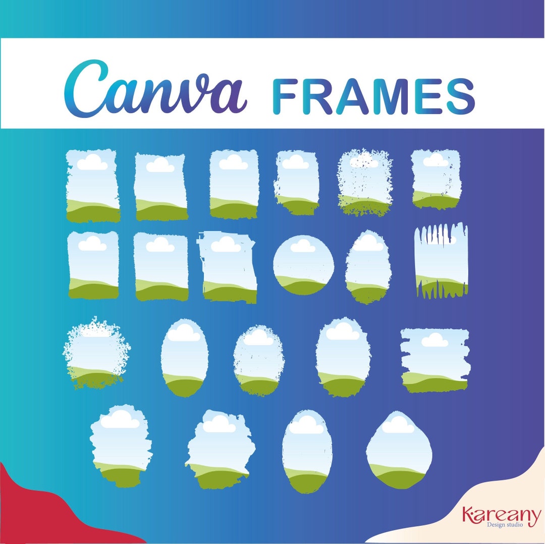 Canva Frames Templates, Canva Picture Frame, Grunge Pages Template ...
