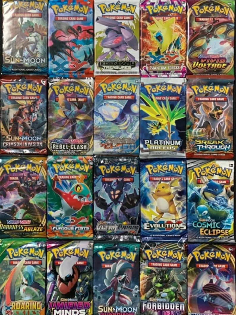 Pokemon DIAMOND GOD BOX Includes 15 Booster Packs 2 Graded - Etsy Canada