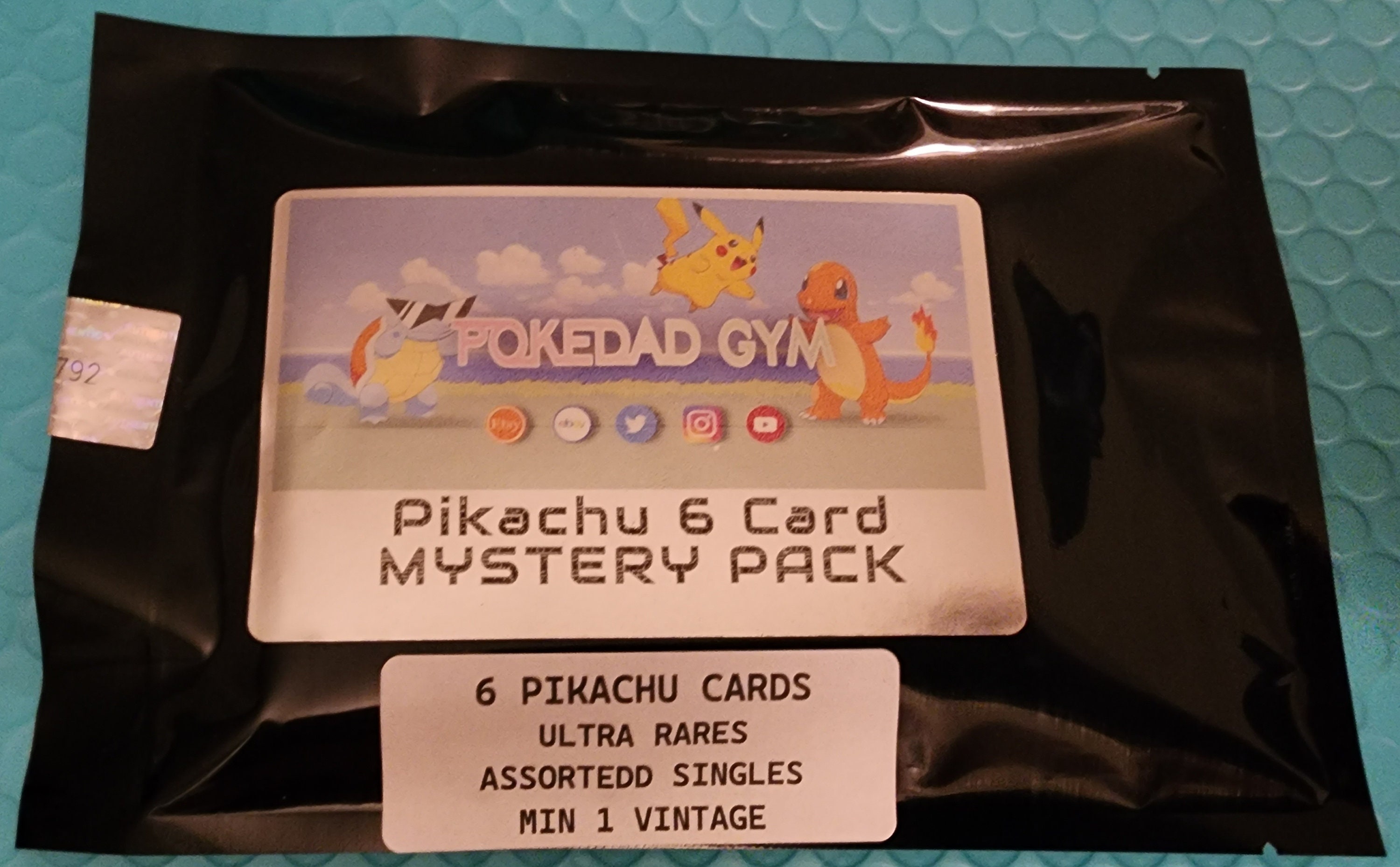 Pokemon PIKACHU Collector 6 Card Pack W/min 1 WOTC Vintage - Etsy