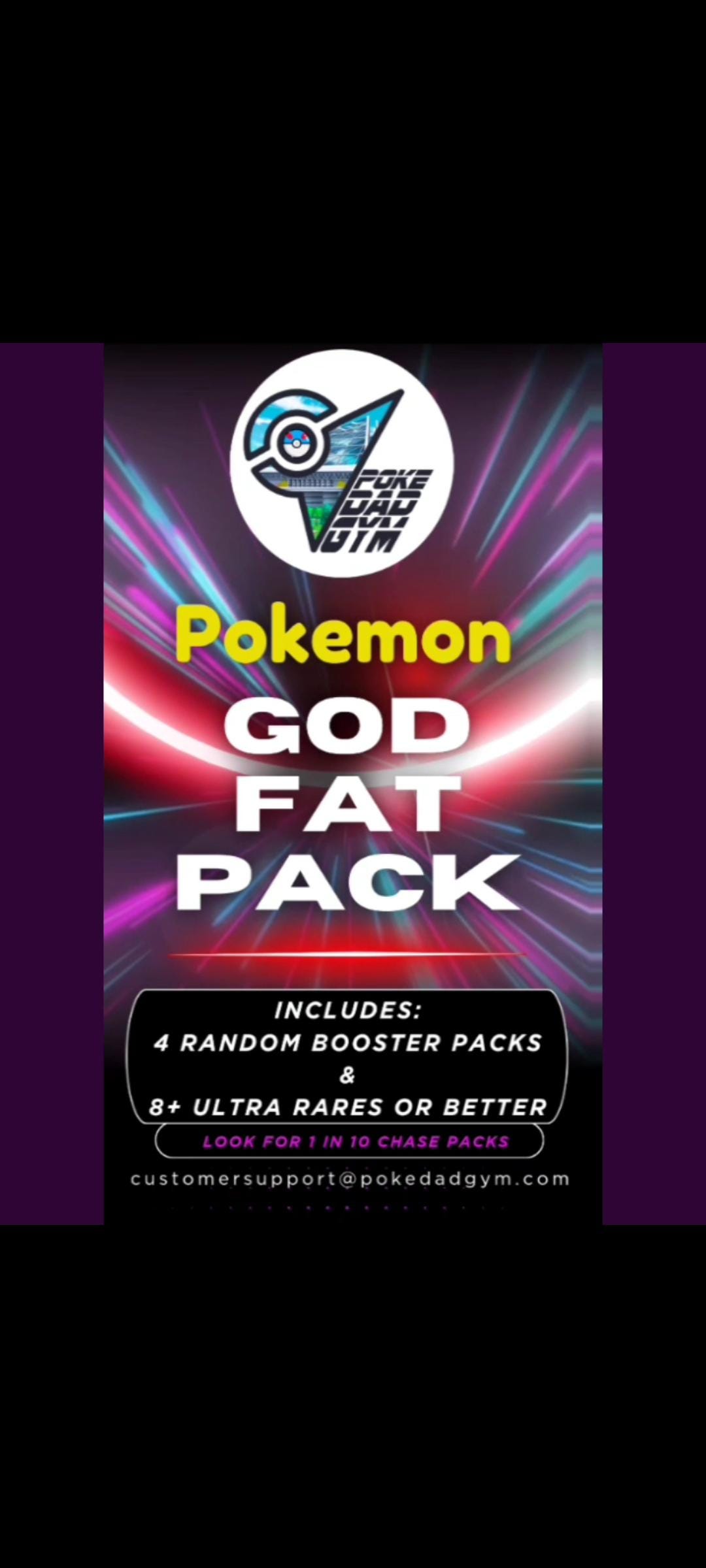 Pokemon GOD FAT PACK 4 Random Packs & 8+ Poss Gx, Ex, Vmax, Secrets ...