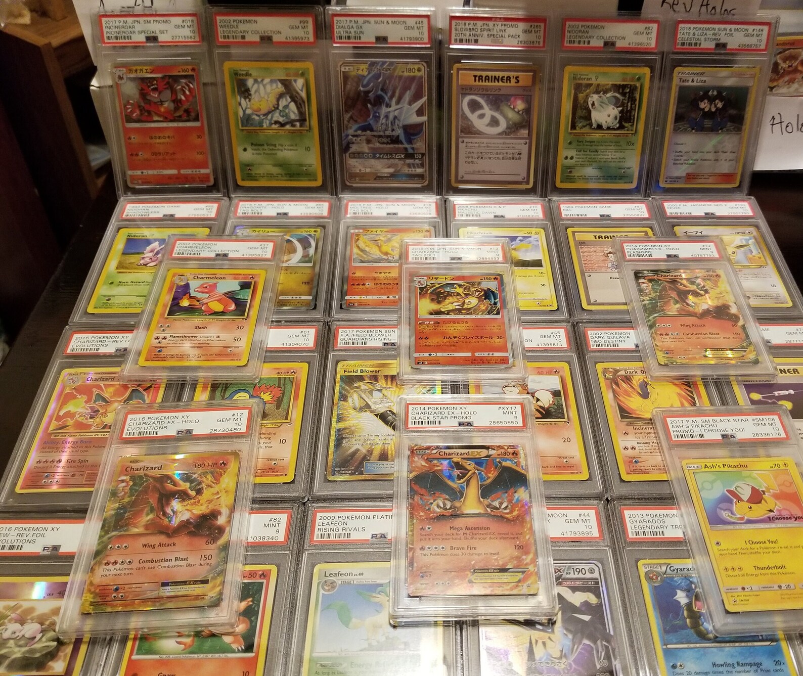 Pokemon CHARIZARD EVOLUTION COLLECTION W/1 Charizard Graded Card, 3 ...