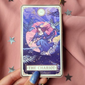Tarot Card Sticker Set - Oracle (matte Metallic Finish) - Etsy