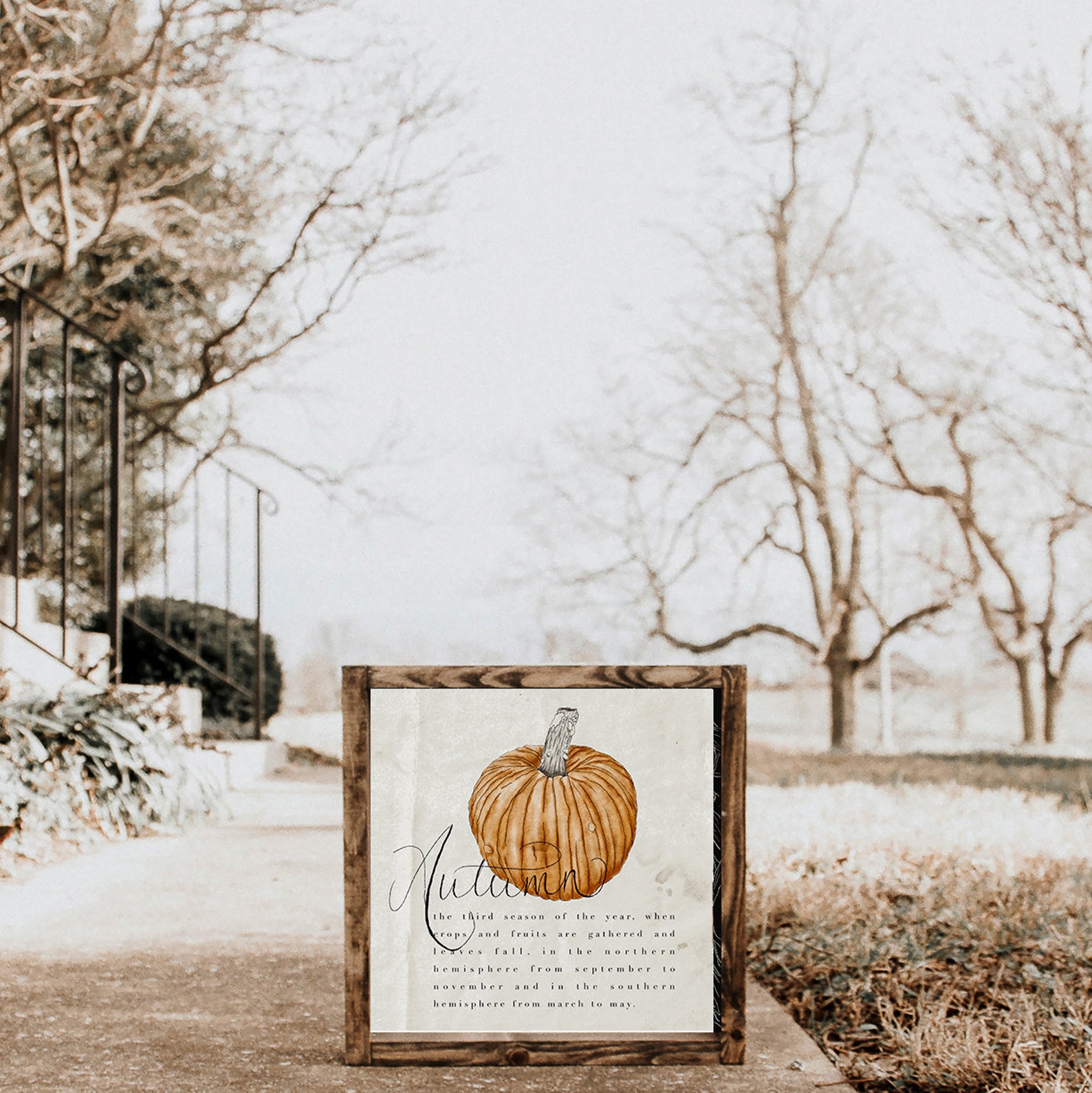 The Definition of Autumn Art Print | Digital Download | Wall Art ...
