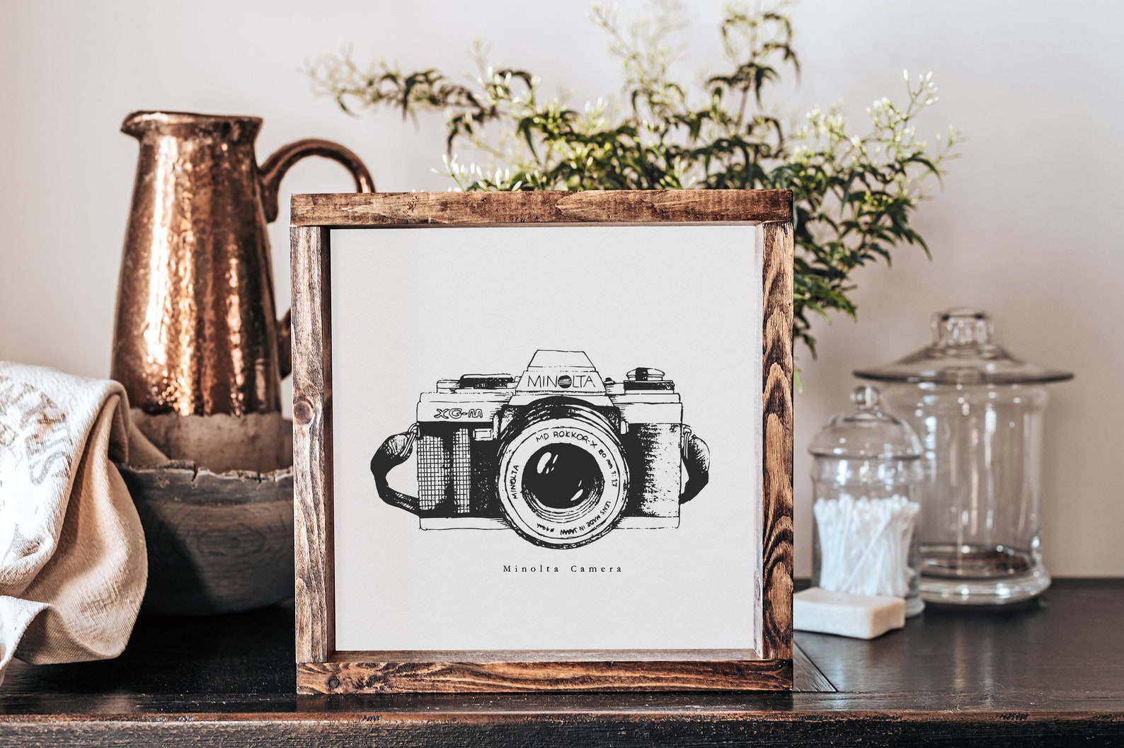 Minolta Camera Illustration | Camera Art | Fine Art | Digital Download ...