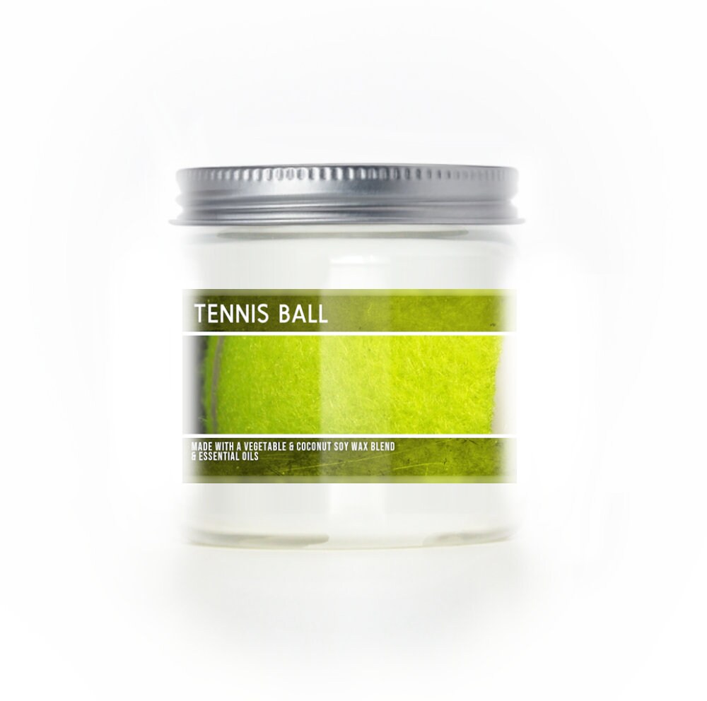 Tennis Ball 3oz Mini Scented Candle - Etsy