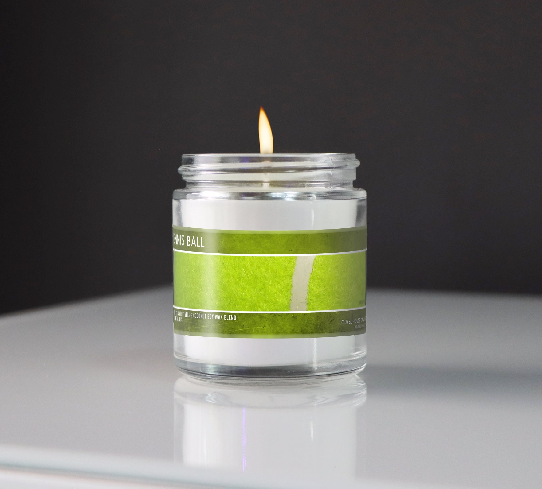 Tennis Ball 3oz Mini Scented Candle - Etsy