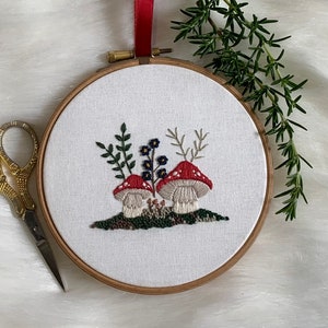 Toadstools Embroidery Pattern and Tutorial, Suitable for Beginners ...