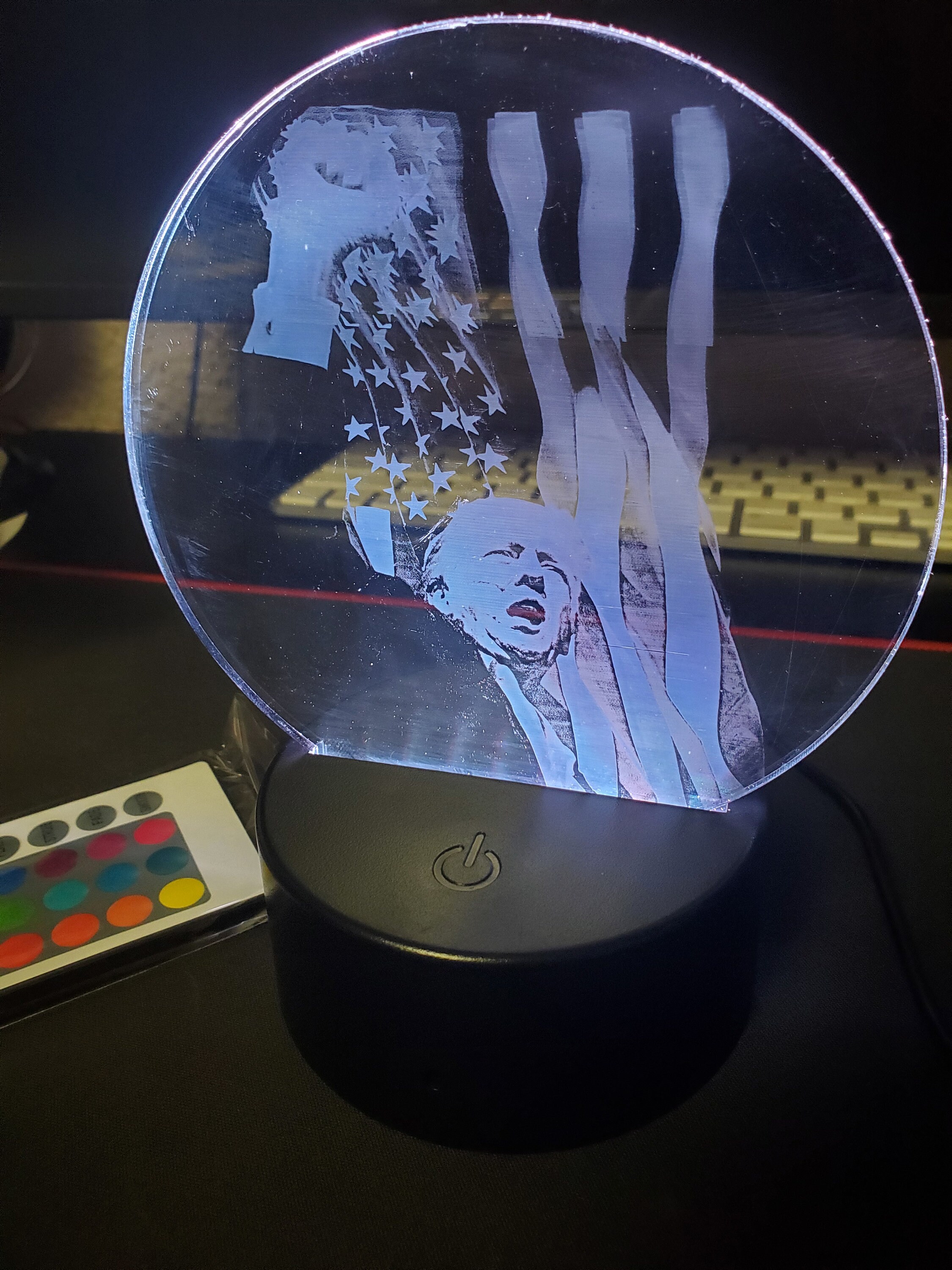 MAGA Fist Pump LED USB Table Light - Etsy