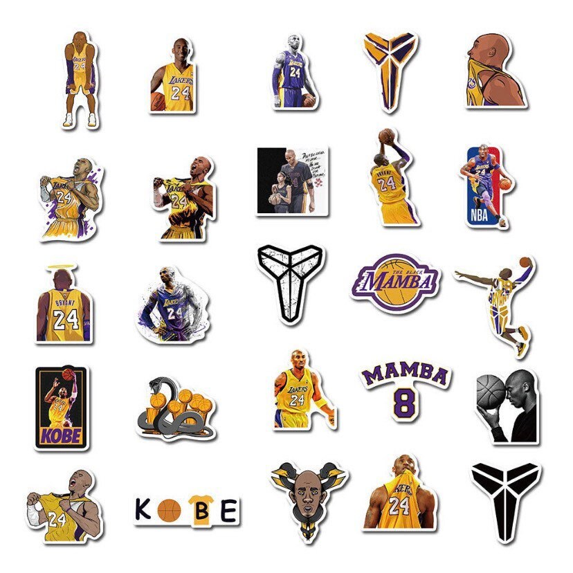 Kobe Bryant Kobe Bryant stickers waterproof stickers | Etsy