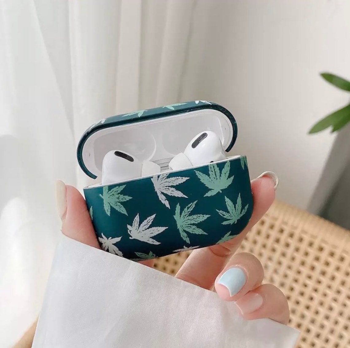 Airpod Case Marijuana Airpod Case Airpod Pro Case Airpod - Etsy