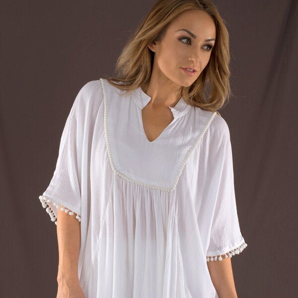 Plus Size Gauze Top - Etsy