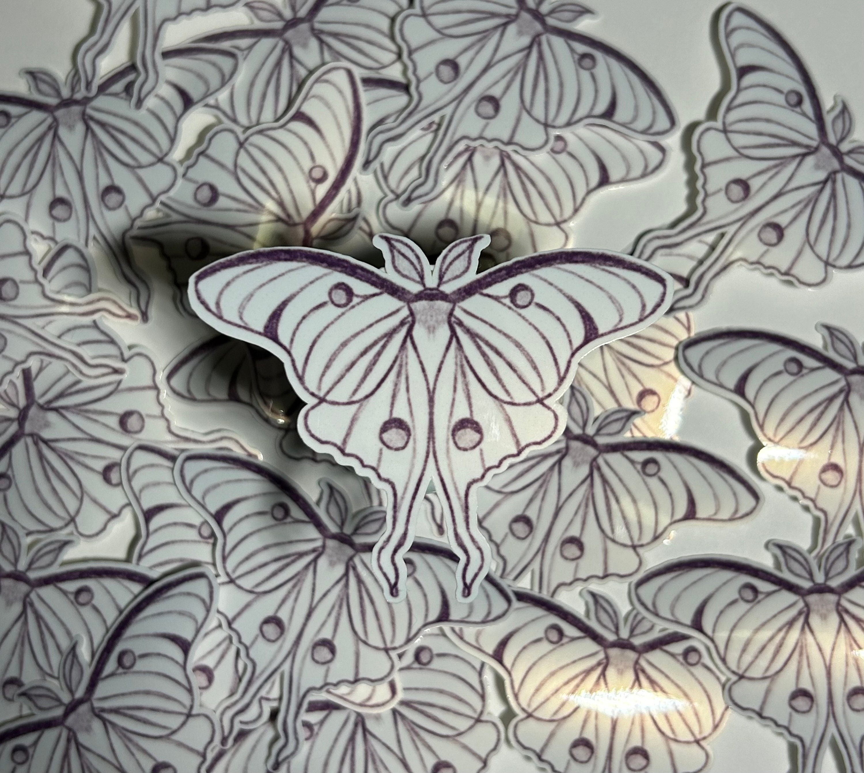 Die-cut Stickers, Bunny, Mice, Moth, Hearts - Etsy