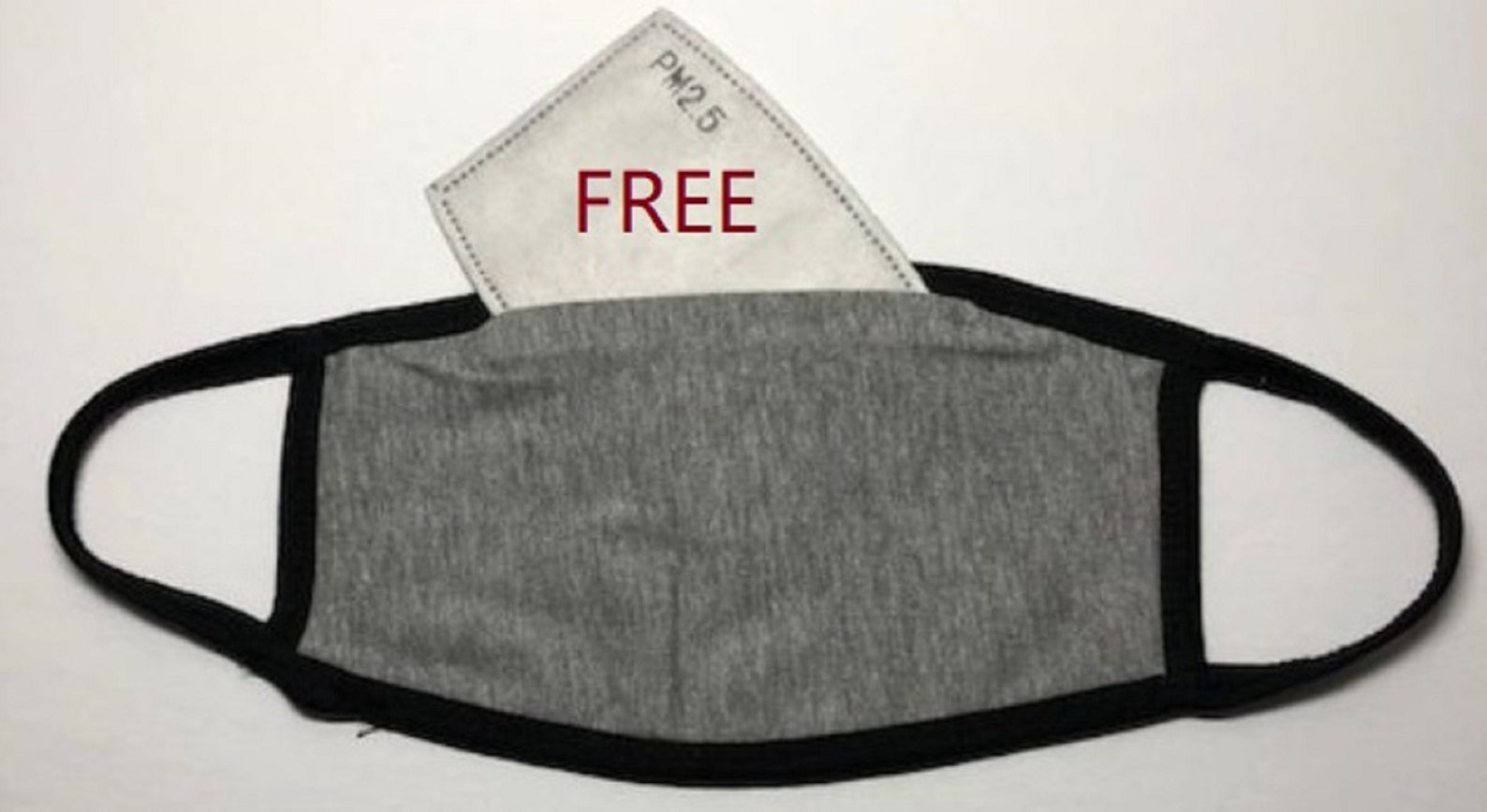 Face Mask With Filter Pocket Reusable 100% Soft Cotton Mask, Face Cover ...