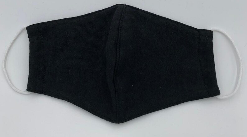 Three Layer Face Mask Reusable 100% Soft Cotton and Chiffon - Etsy