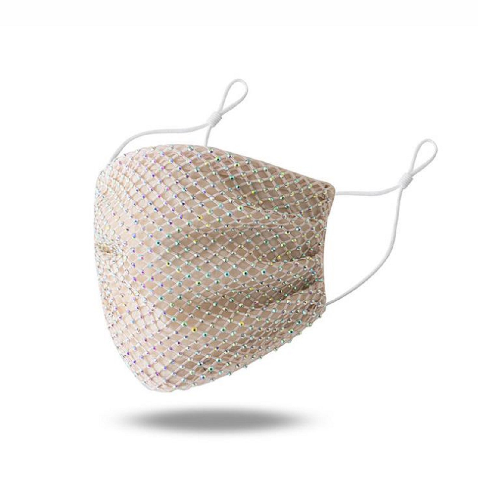 Bling Face Mask With Rhinestone Fashion Mask With Filter | Etsy