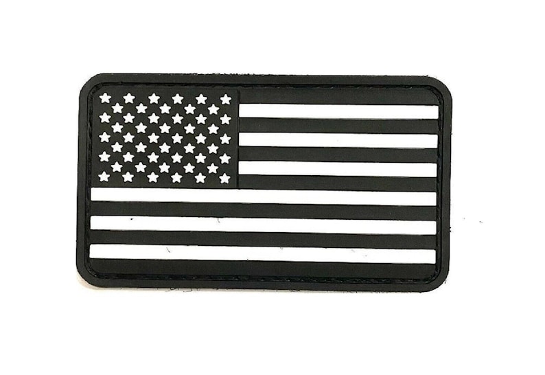 PVC USA Flag Patch Tactical Morale Patch Hook and Loop Backing - Etsy