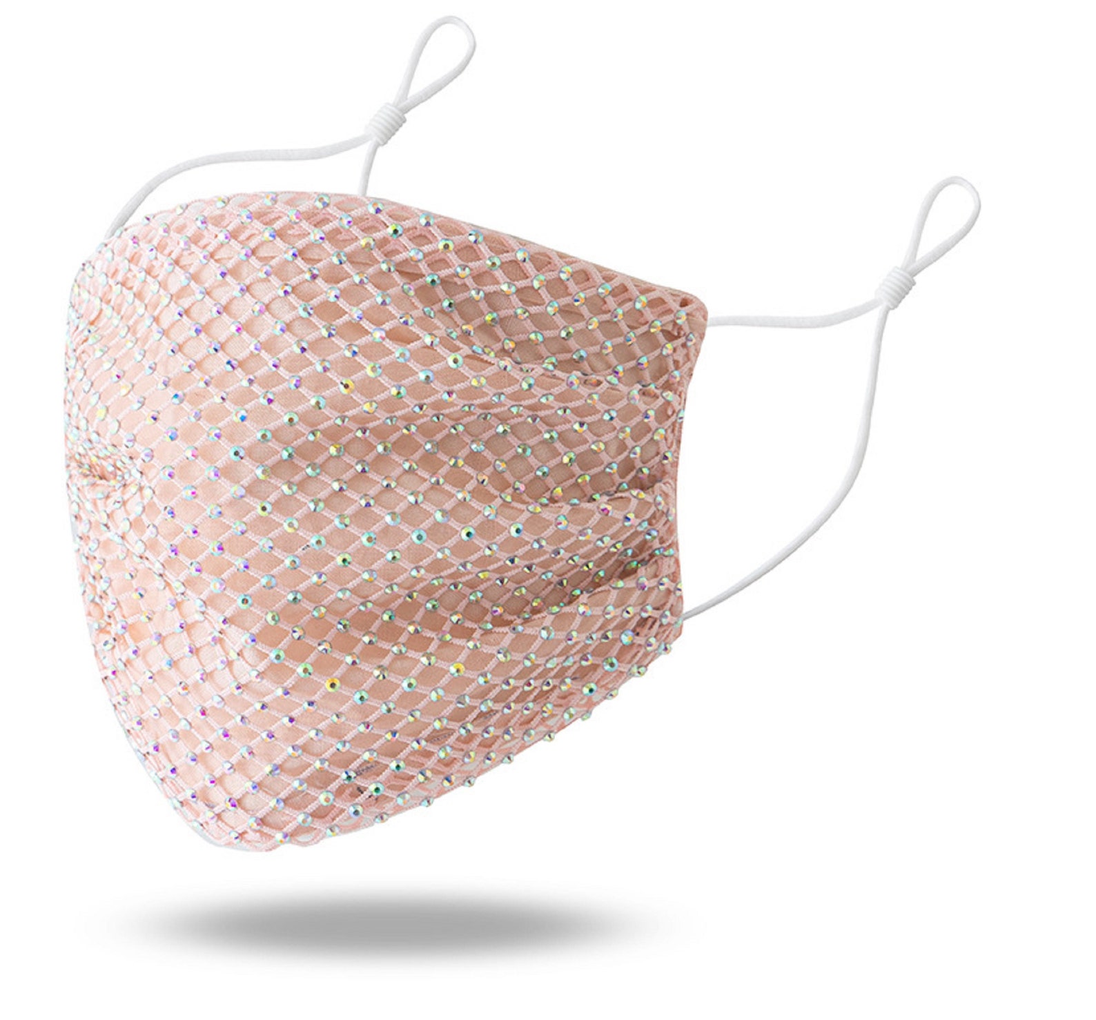 Bling Face Mask With Rhinestone Fashion Mask With Filter | Etsy