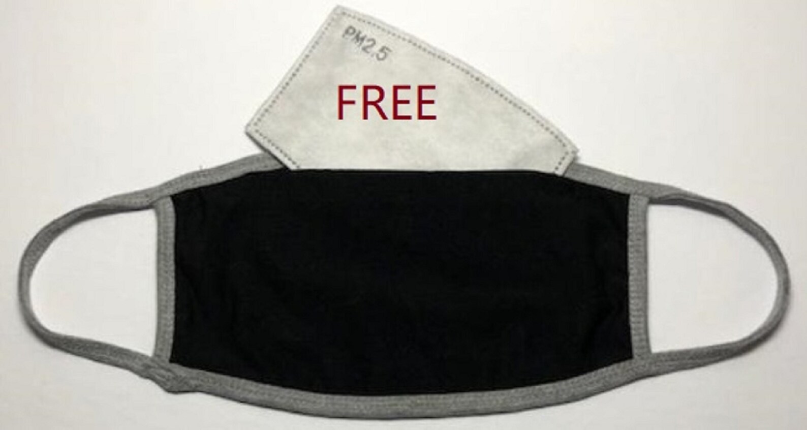 Face Mask With Filter Pocket Reusable 100% Soft Cotton Mask, Face Cover ...