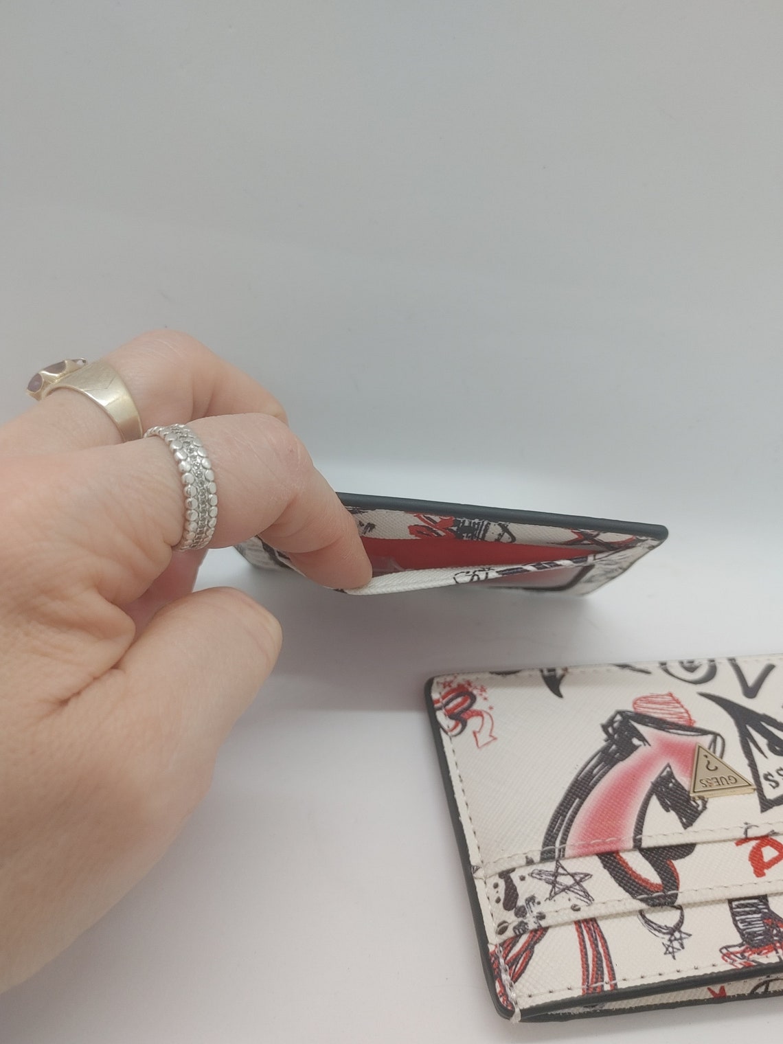 Guess Small Wallet. A Place to Put Cards Change With a Small - Etsy